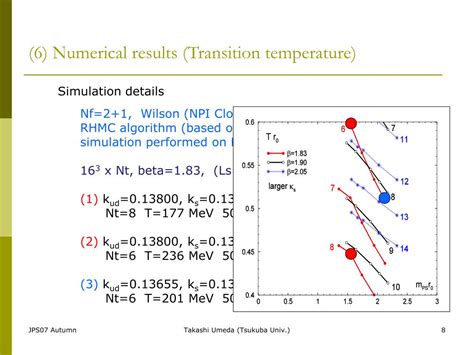 Ppt Finite Temperature Lattice Qcd With Nf 2 1 Wilson Quark Action