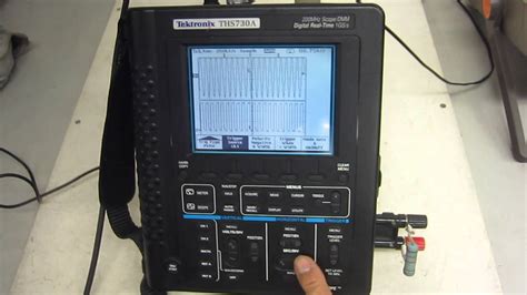 Tektronix Ths730a A Handheld Computer 200 Mhz Oscilloscope Dmm