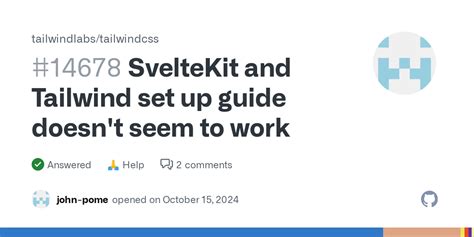 Sveltekit And Tailwind Set Up Guide Doesnt Seem To Work · Tailwindlabs