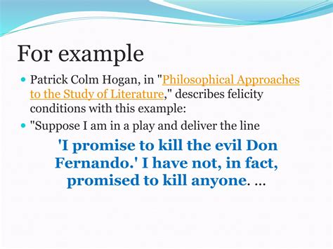 Pragmatics Speech Act Theory Promises Felicity Conditions PPTX