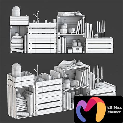 Ikea Knagglig Decor 3d Max Master