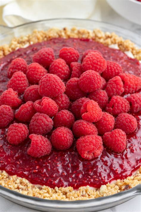 Raspberry Cream Pie Recipe Babe