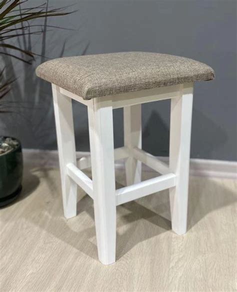 Табуретка кухонна Скіф ТК 14 деревяна білий ланарк беж купити онлайн на Rozetka