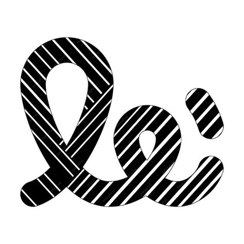 Premium Photo Signature Icon Black White Diagonal Lines