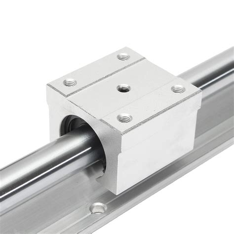 Machifit Sbr16 600mm Linear Rail With 2pcs Sbr16uu Linear Bearing Blocks Optical Axis Guide Cnc