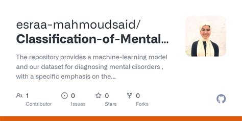 Github Esraa Mahmoudsaidclassification Of Mental Disorders In