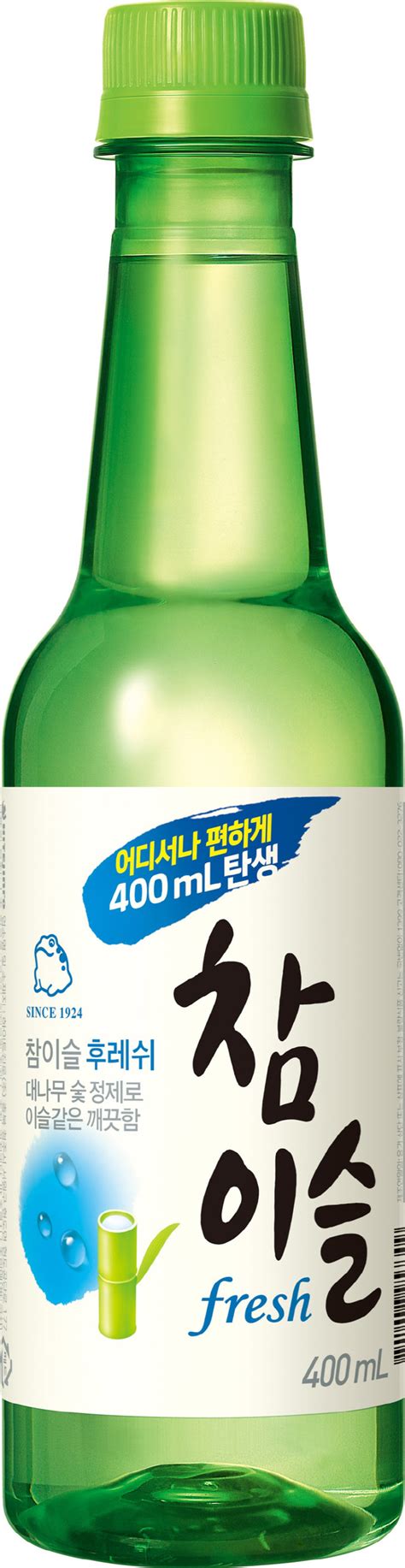 하이트진로 소주병 닮은 참이슬 400㎖ 페트 제품 출시