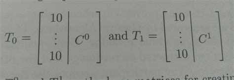 Writing Matrices With A Variable Name Coverin Some Rows And Some