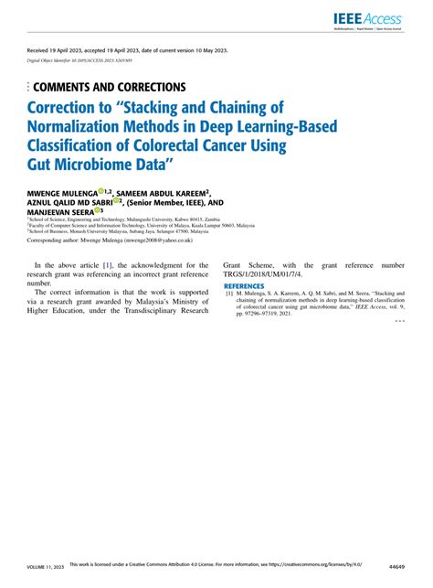 Pdf Correction To “stacking And Chaining Of Normalization Methods In