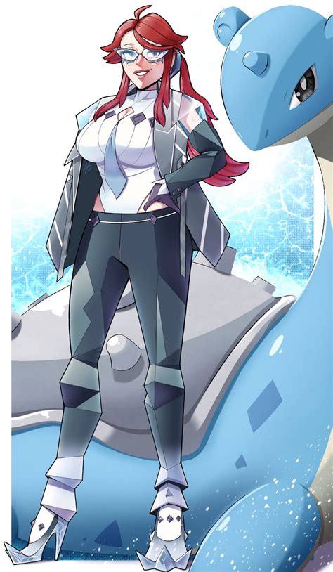 Hatsune Miku Lapras Lorelei Ice Miku And Loch Ness Monster Pokemon