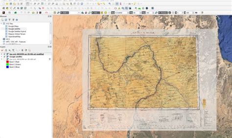 Geography Realm On Linkedin Georeferencing Scanned Maps In Qgis Using
