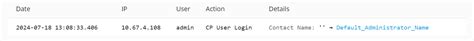 Monitoring Plesk Action Log Plesk Obsidian Documentation