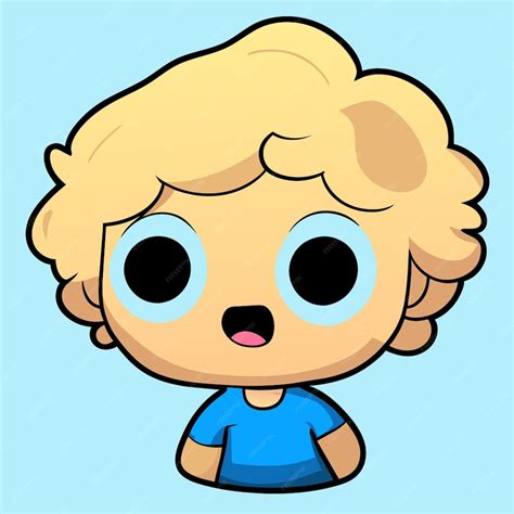 Premium Vector Cute Chibi Boy Hand Drawn Cartoon Sticker Icon Concept