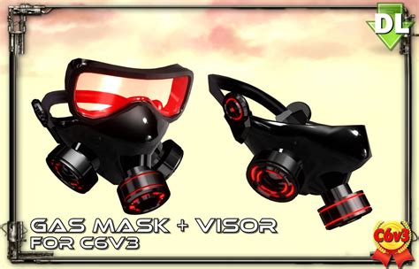Mmdxpsdaz Scifi Gas Mask Visor Dl Updated By Riveda1972 On