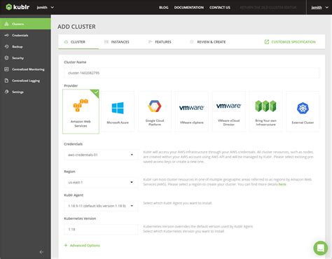 creating kubernetes cluster on aws with kublr kublr documentation