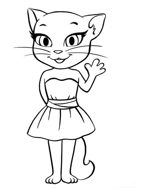 Sexy Angela Para Colorear Imprimir E Dibujar Coloringonlycom