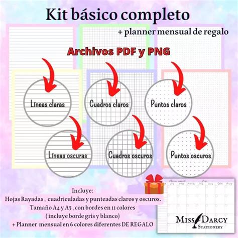 Hojas Imprimibles Para Cuadernos Pdf Y Png Tamaño A4 Y A5 en venta en Arica Arica y Parinacota