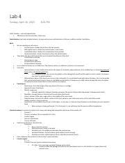 Lab4 Pdf Lab 4 Sunday April 16 2023 8 01 PM Adult Skeleton Axial