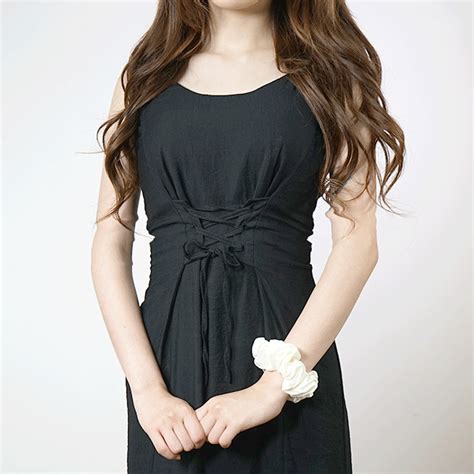 코르셋 여리여리 끈 나시 트임 롱 원피스 에이블리