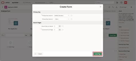 Creating A Form In Oracle Apex From A Database Table Apexpert Consulting Llp Oracle Apex And