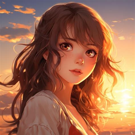 Premium Ai Image Adorable Japanese Anime Sister With Big Eyes Ai