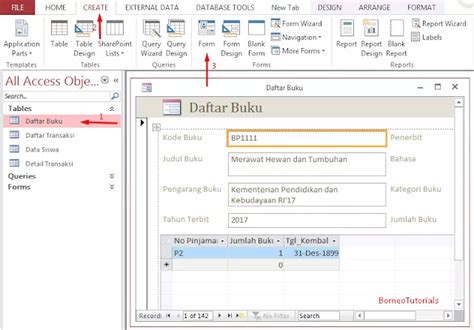 Pembuatan Aplikasi Perpustakaan Di Microsoft Access Part 3