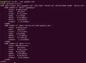 How To Use The Linux Mtr My Traceroute Command VITUX