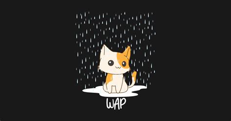 Wap Wet Pussy Cat In The Rain Funny Parody Wet Pussy Cat T Shirt