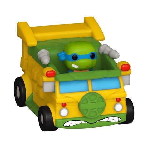 Buy Bitty Pop Rides Leonardo And Turtle Van At Funko