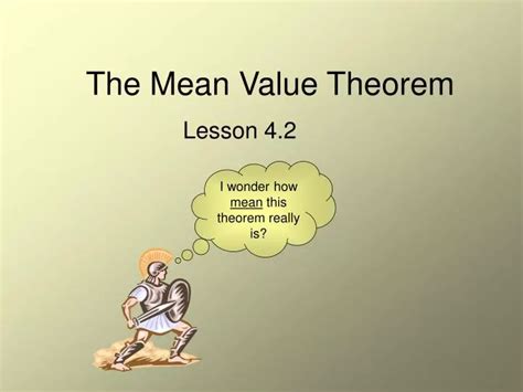 PPT The Mean Value Theorem PowerPoint Presentation Free Download ID