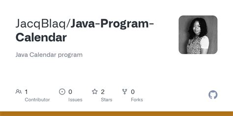 Github Jacqblaqjava Program Calendar Java Calendar Program