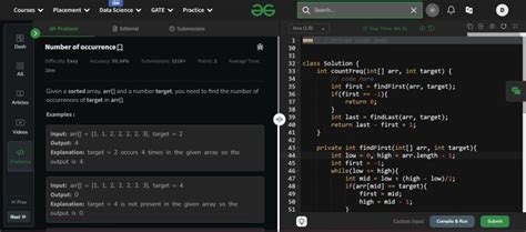 Geekstreak2025 Binary Search For Occurrences Dollsy Rani Posted On The Topic Linkedin