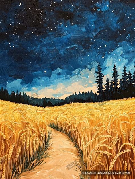 Ai创作图麦田插画 油画麦田风光 麦田水粉画 麦田艺术画 麦田风景画 手绘麦田风景 麦田无框画 油画金黄色麦田 麦田装饰画 手绘莜麦插画 稻田油画背景素材 青稞插画 风景插画背景布 月夜芦苇荡