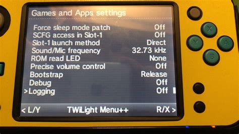No Screen Aspect Ratio Setting In The TWLMenu Settings Issue DS Homebrew
