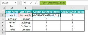 Concatenate Excel Columns How To Combine Join 2 Columns