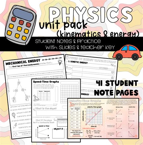 Physics Unit Pack Alberta Science 10 Curriculum Made By Teachers