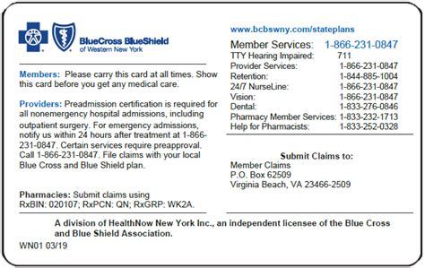 Health Now Incbcbs Of Western Ny