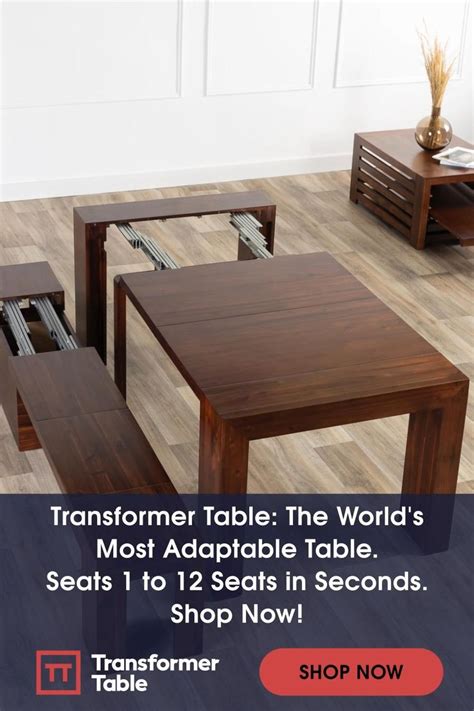 Transformer Table Endless Possibilities Video Extendable Dining