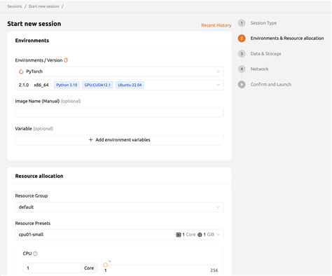 Compute Sessions — Backendai Webui User Guide 2515 Documentation