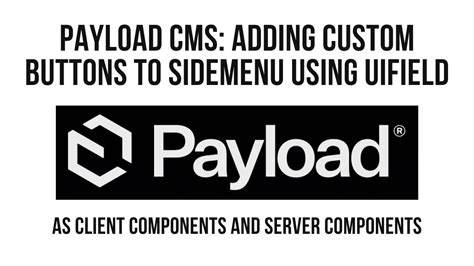 Payload CMS Admin Adding Action Buttons To Side Menu YouTube
