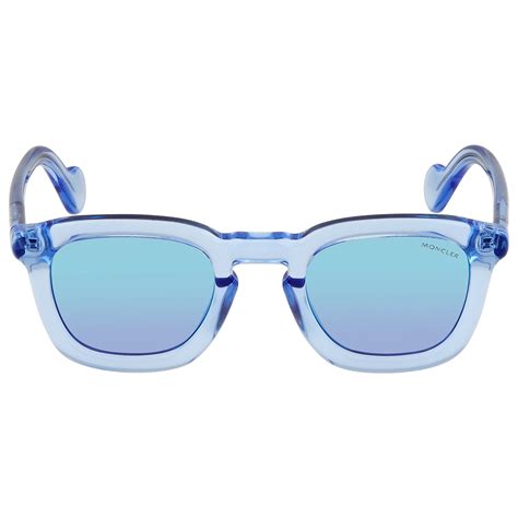 Moncler Blue Square Mens Sunglasses Ml0006 84l 50 664689930791