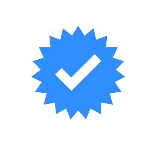 Blue Checkmark Validation Social Media 34211385 Png