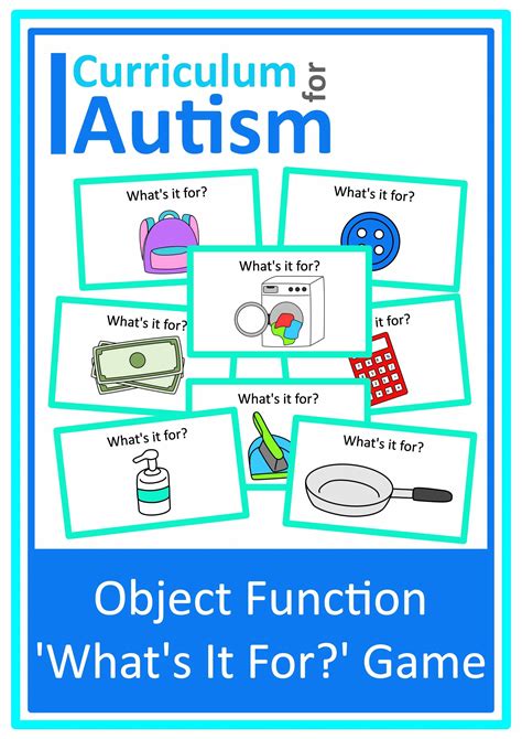 Object Function Whats If For Flash Cards Game Autism Special Education Speech — Curriculum For