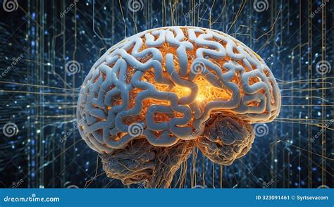 Artificial Intelligence In The Form Of A Brain Digital Technologies Neural Networks Neural