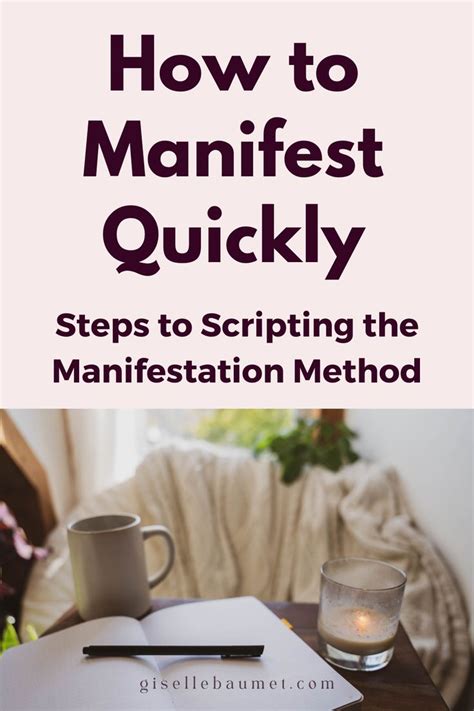 Steps To Scripting The Manifestation Method Manifestation How To