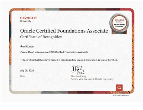 Ravi Kundu On Linkedin Oracle Oracleuniversity