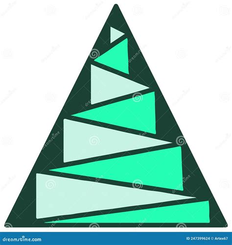Triangular Pyramid Icon Illustration 180928999