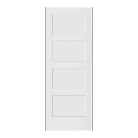 Reeb 68 X 1 38 Or 1 34 4 Panel Equal Primed Flat Shaker Sticking In