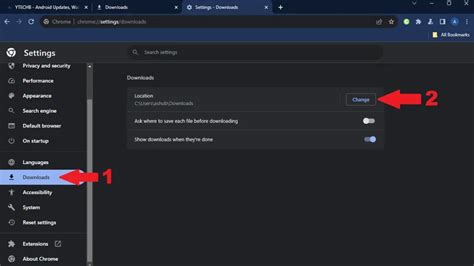How To Find Chrome Downloads And Change Download Location