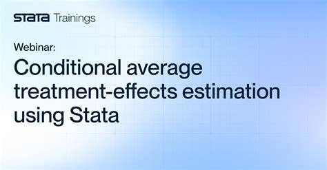 Conditional Average Treatment Effects Estimation Using Stata